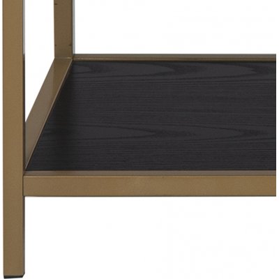 Seaford reol 114x78 cm - Sort/guld - 1495 DKK - Boghylder - Trendrum.dk