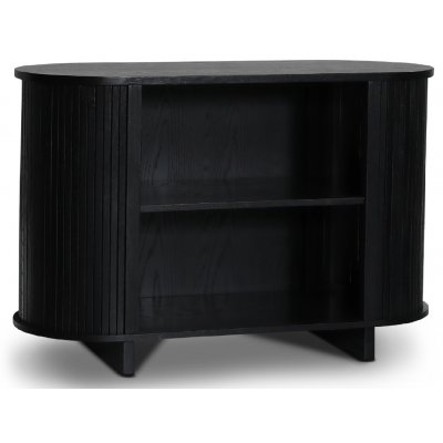 Nova lav reol i sortbejdset eg 120x80 cm - 2795 DKK - Dækketøjsskabe ...