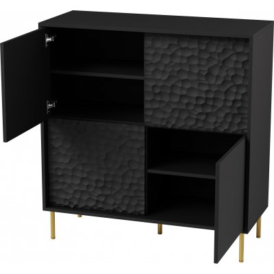 Bullet kommode - Sort/guld - 3395 DKK - Kommoder - Trendrum.dk