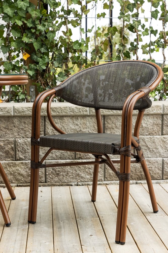 Vila cafestol - Sort/Brun - 649 DKK - Udendørs spisestole - Trendrum.dk