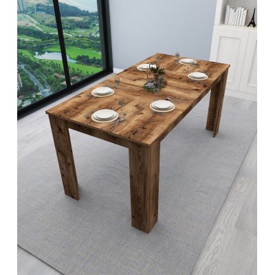 Linus spisebord 160 x 80 cm - Lys valnød - 2195 DKK - Øvrige spiseborde ...