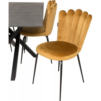 Halmstad stol - Gul - 1195 DKK - Polstret stole - Trendrum.dk